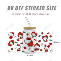 China UV DTF Cup Wrap Transfer Stickers For Cartoon Wipe-Off Stickers Waterproof Crafting Cup Decal For Cups for sale