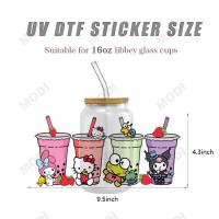 China High Quality Dtf Transfer Sticker Cartoon Princess Wrap 16 Oz Uv Dtf Transfer Label Sticker Vinyl Sticker For Cups for sale