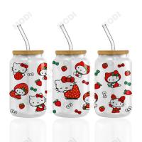 China UV DTF Cup Wrap Transfer Stickers For Cartoon Wipe-Off Stickers Waterproof Crafting Cup Decal For Cups for sale