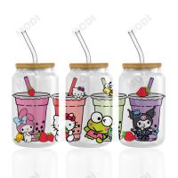 China High Quality Dtf Transfer Sticker Cartoon Princess Wrap 16 Oz Uv Dtf Transfer Label Sticker Vinyl Sticker For Cups for sale