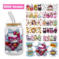 China Wholesale Custom Designs Cartoon  Printing Transfer Stickers Cartoon DTF Heat Transfer For Clothing for sale