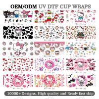 China UV DTF Cup Wrap Transfer Stickers For Cartoon Wipe Off Stickers Waterproof Crafting Cup Decal For Cups Furniture Craft for sale
