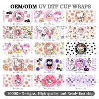 China Custom High Quality Popular Christmas UV DTF Cup Wraps Ready To Ship Transfers 16oz Decals UV DTF Sticker For Cups for sale