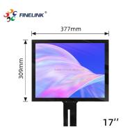 China 17 Inch Industrial Open Frame Touchscreen Monitor G+G Structure 10 Point Touch for sale