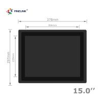 China 15 Inch Waterproof Industrial AIO PC Capacitive Touch Panel Computer IP65 J1900 for sale