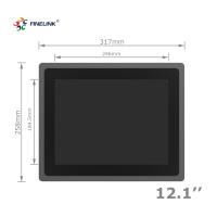 China 12.1 Inch All In One Industrial PC Fanless Touchscreen Computer OEM for sale
