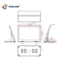 China 10.1 Inch USB Industrial Touch Monitor ISO9001 Capacitive Multi-Touch Display for sale