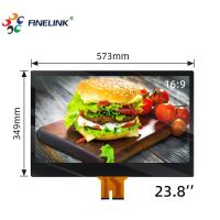 China 23.8 Inch Industrial Waterproof EETI Solution PCAP Anti Glare Glass Lcd For PC Display Touch Screen Panel for sale