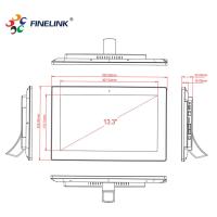 China 13.3 Inch Full HD Industrial Touchscreen Monitor ODM LCD Panel 1920x1080 for Gaming for sale