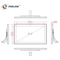 China Capacitive Black Touch All In One PC 32 Inch Portable VA/IPS Display for sale