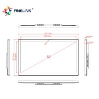 China 32 Inch Touch Screen Monitor Commercial Computer Touch Screen For Desktop for sale