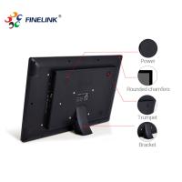 China 15 Inch Capacitive Touch Screen Monitor Usb Full Flat HD Panel Black for sale