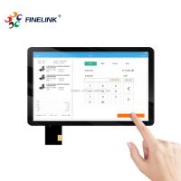 China 10.1 Inch Capacitive 10 Point Multi Touch Screen Black Color ODM for sale