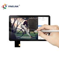 China 10.1 Inch Capacitive 10 Point Multi Touch Screen Black Color ODM for sale