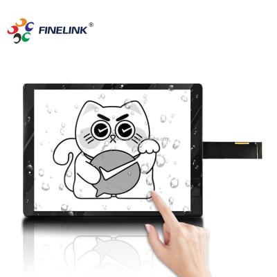 China 15 Inch EETI Customized AG AR AF Coated Cover Glass Capacitive Pcap Touch Screen Panel for sale