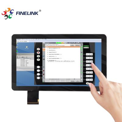 China 11.6 Inch Waterproof Capacitive Touch Screen Panel IP65 EETI ILITEK Controller 10 Points for sale