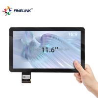 China 11.6 Inch Waterproof Capacitive Touch Screen Panel IP65 EETI ILITEK Controller 10 Points for sale