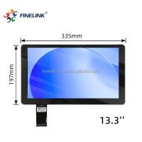 China 13.3 Inch HMI Capacitive Touch Screen Panel Kit with High Brightness and Flexibility for sale