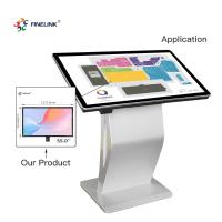 China 32-55 Inch FINELINK Lcd Panel Touch Screen PCAP Black Capacitive Education Touch Panel for sale