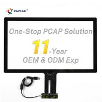 China 21.5 Inch G+G Capacitive Touch Panel 10 Point Multi Touch for FINELINK POS Monitor for sale