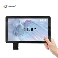 China 11.6 Inch Multi-Touch Capacitive Touch Screen Panel I2C USB RS232 for sale