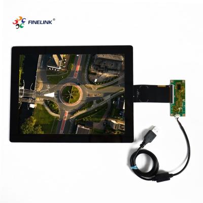 China 10.4 Inch Capacitive Touch Display Panel Multi Point 10 Points G+G USB RS232 I2C for sale