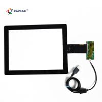 China 10.4 Inch Capacitive Touch Display Panel Multi Point 10 Points G+G USB RS232 I2C for sale
