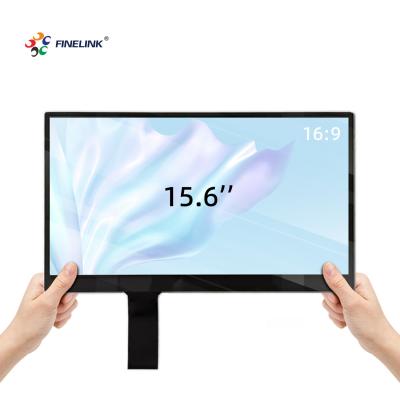 China 15.6 Inch Multi Touch Capacitive Touch Panel G+G FPC IC 10 Points USB RS232 I2C for sale