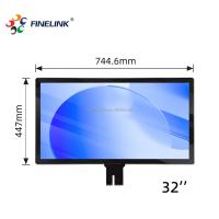 China 32 Inch Open Frame Touch Monitor For Linux / Win / Android OS for sale