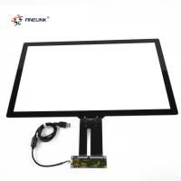 China Customized 32 Inch Multi Touch Waterproof Touchscreen Panel 10 Points EETI ILITEK Controller for sale