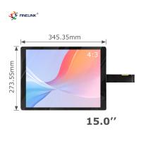 China 15 Inch USB EETI Projected Capacitive Touch Panel Overlay Kit 10 Points for sale