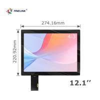 China 12.1 Inch 10 Point Capacitive Touch Screen for Linux OS G+G Panel for sale