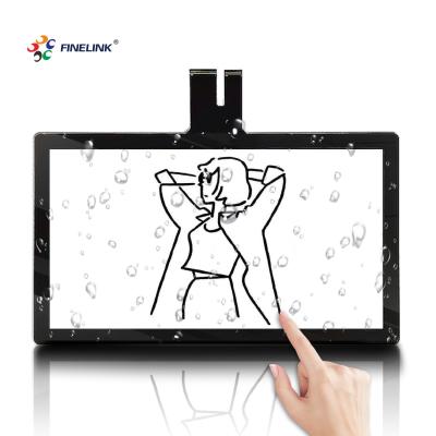 China 18.5 19 19.5 inch Waterproof Capacitive Touch Panel with EETI ILITEK Controller USB Interface for sale
