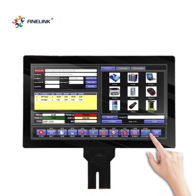 China 21.5 Inch PCAP Industrial Touchscreen CTP Multi-Touch 10 Points USB RS232 IIC for sale