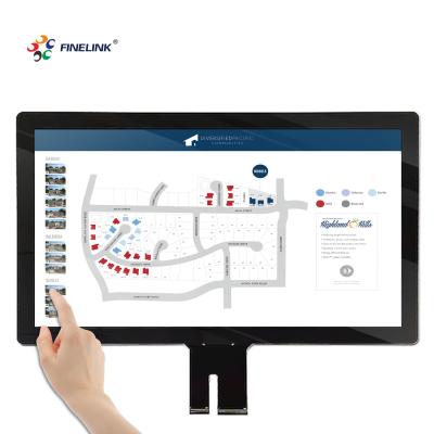China 18.5 Inch USB Projected Capacitive Touch Screen Panel For Glass Glass FPC IC Structure for sale