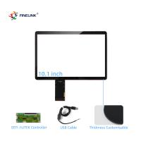 China 10.1 inch Black Capacitive Multi Touch Screen Panel with EETI Controller for Machine Automation for sale