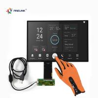 China 10.1 inch Black Capacitive Multi Touch Screen Panel with EETI Controller for Machine Automation for sale