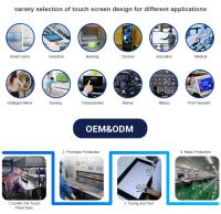 China High-Resolution Capacitive Touch Screen Panels 7-55 Inch For Interactive Displays for sale