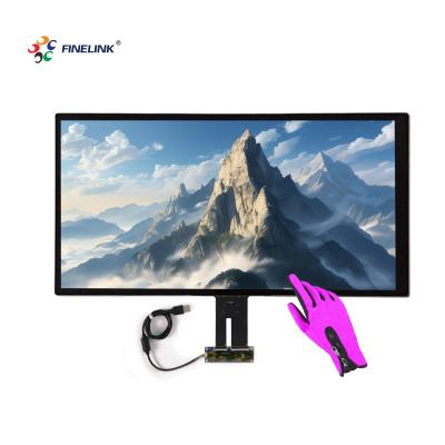 China 43 Inch PCAP Capacitive Touch Screen Overlay Kit EETI ILITEK Controller Anti Glare 10 Point Multi Touch for sale