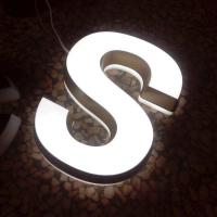 China Outdoor Store Signage 3d Illuminated Acrylic Logo Sign Waterproof Led Letter Sign for sale