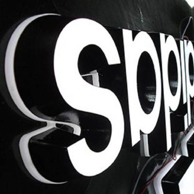 China Customized Led Channel Letters Outdoor Store Signage 3d Illuminated Acrylic Logo Sign for sale