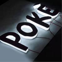 China Hot Selling 3d Led Light Letter Channel  Stainless Steel Luminous Letter Sign for sale