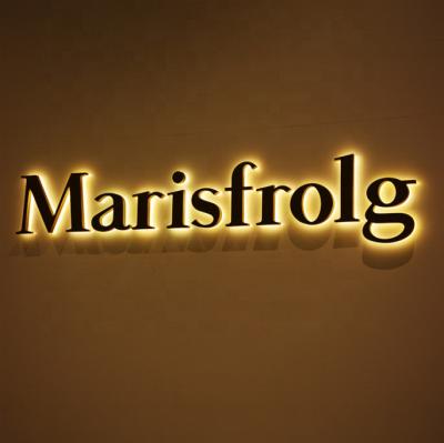 China Customized 3d logo signboard store backlit letter sign led outdoor indoor for sale
