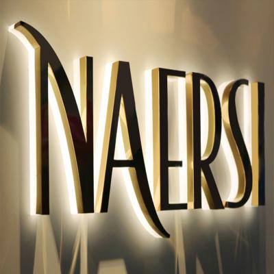 China brand new  metal acrylic backlit letters logo led bar sign  shop sign for sale