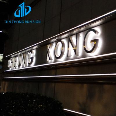 China open rgb backlit letter led sign logo for sale