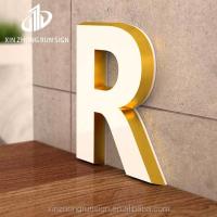China 3d letter beanies acrylic wall sticker letters aluminium signage profiles for sale