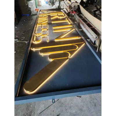China 3D Led Letter Sign Outdoor Advertising Channel Stainless Steel Led Sign for sale