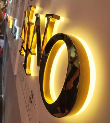 China New LED Light Box with Stainless Steel Luminescent Characters and Creative Outdoor LED Billboard for sale