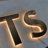 China The latest outdoor indoor acrylic backlit billboard electronic alphabet LED3d alphabet logo for sale