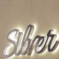 China Custom LED backlit monogram acrylic stainless steel monogram for sale